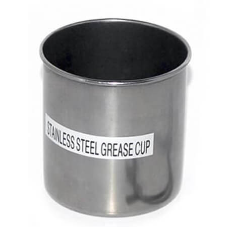 MHP / PGS Grease Cup, Stainless Steel | 3" x 3"